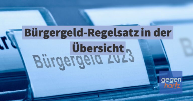 Bürgergeld-Regelsatz 2024 - Regelbedarf, Mehrbedarfe und Mietkosten