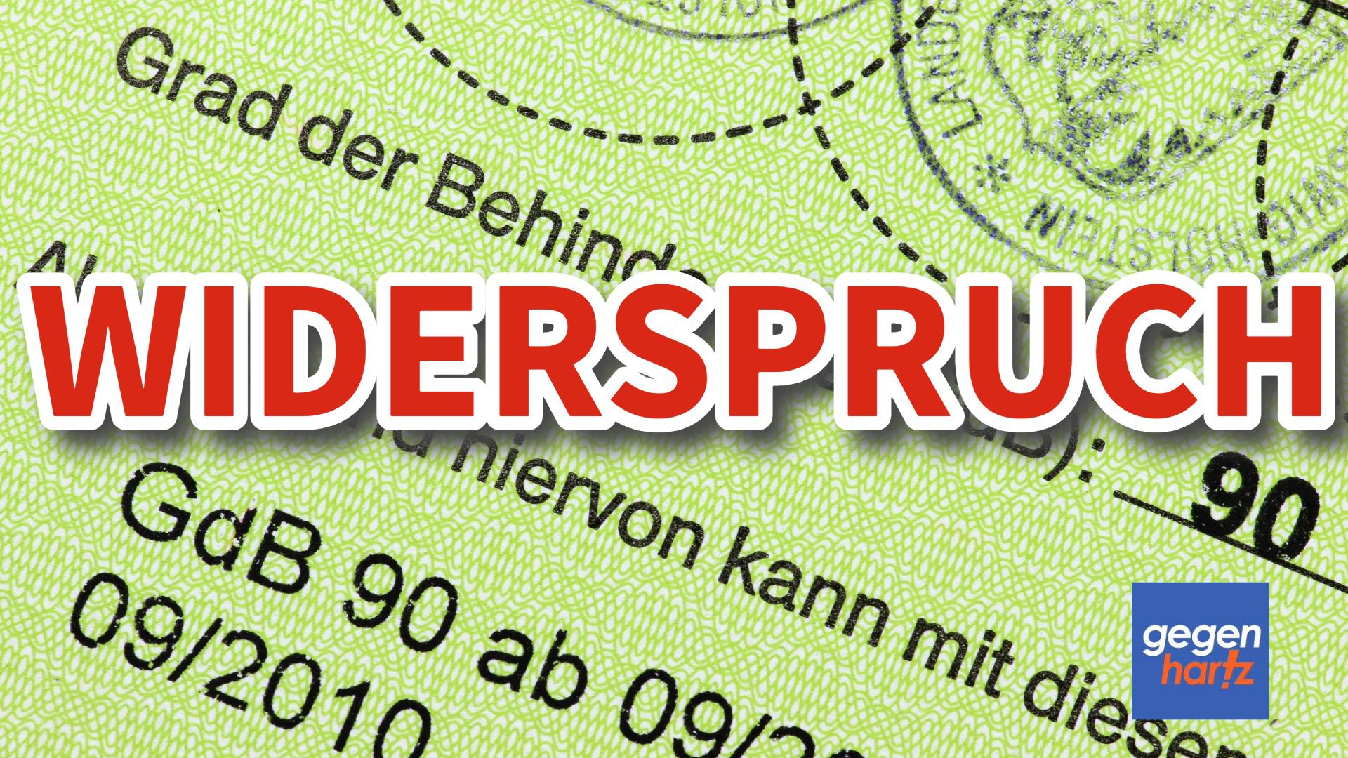 Schwerbehinderung: Wichtiger Widerspruch bei einem GdB von 20,30 oder 40