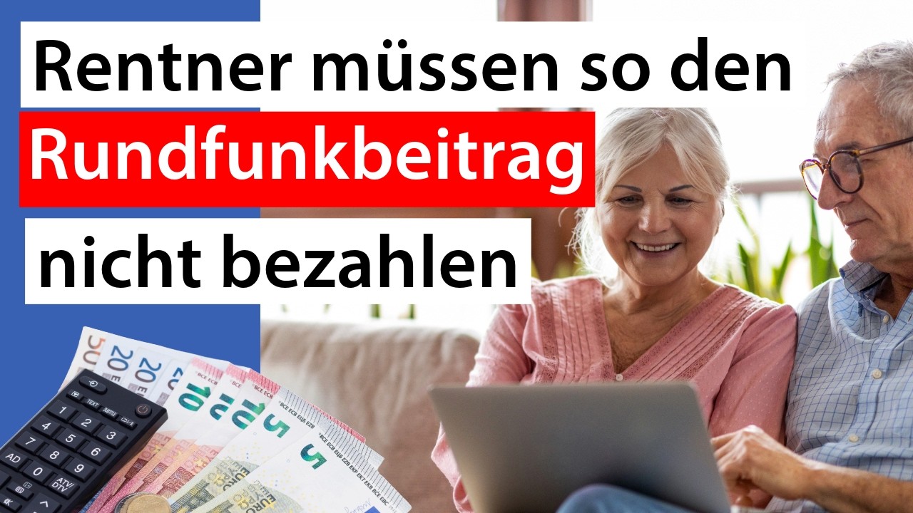Rente: Rentner müssen den Rundfunkbeitrag (GEZ) vielfach nicht zahlen