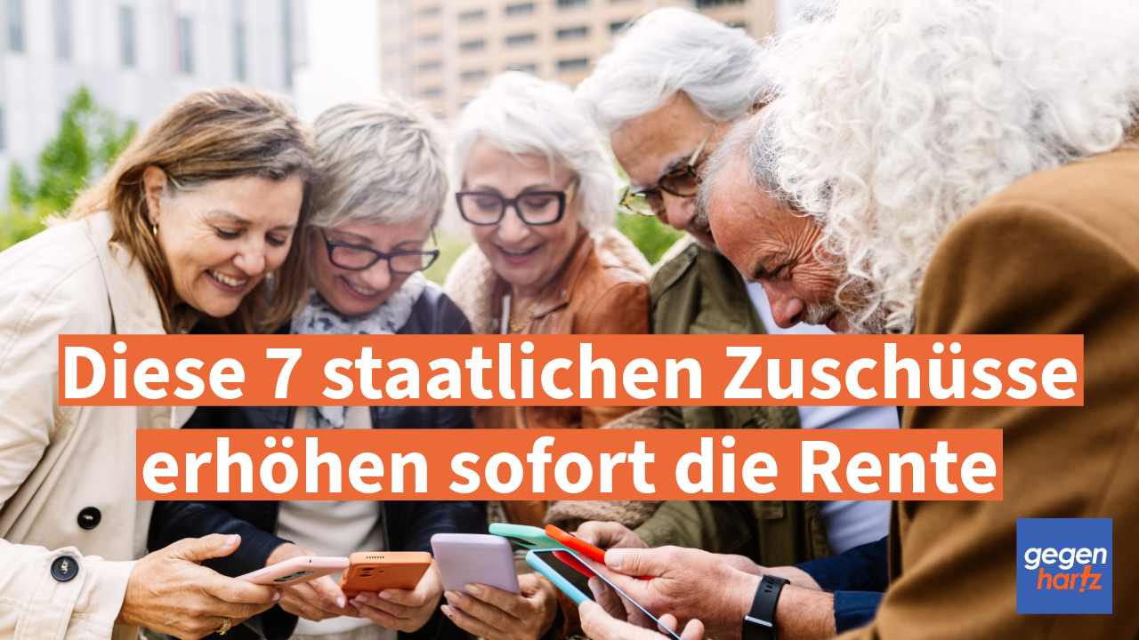 Rente: Diese 7 Zuschüsse erhöhen sofort die Altersrente