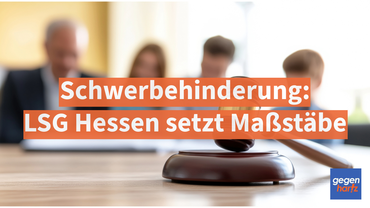 Schwerbehinderung: Später Antrag, volle Erstattung: LSG Hessen setzt ...