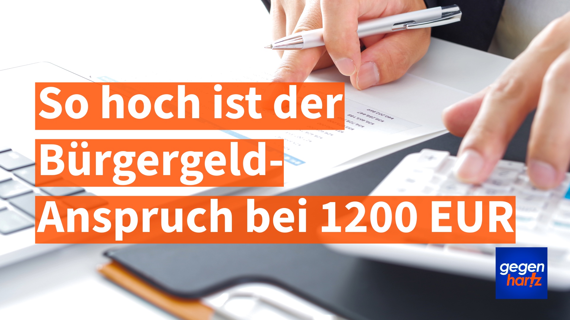 So viel Bürgergeld bekommt man auch mit 1.200 Euro netto