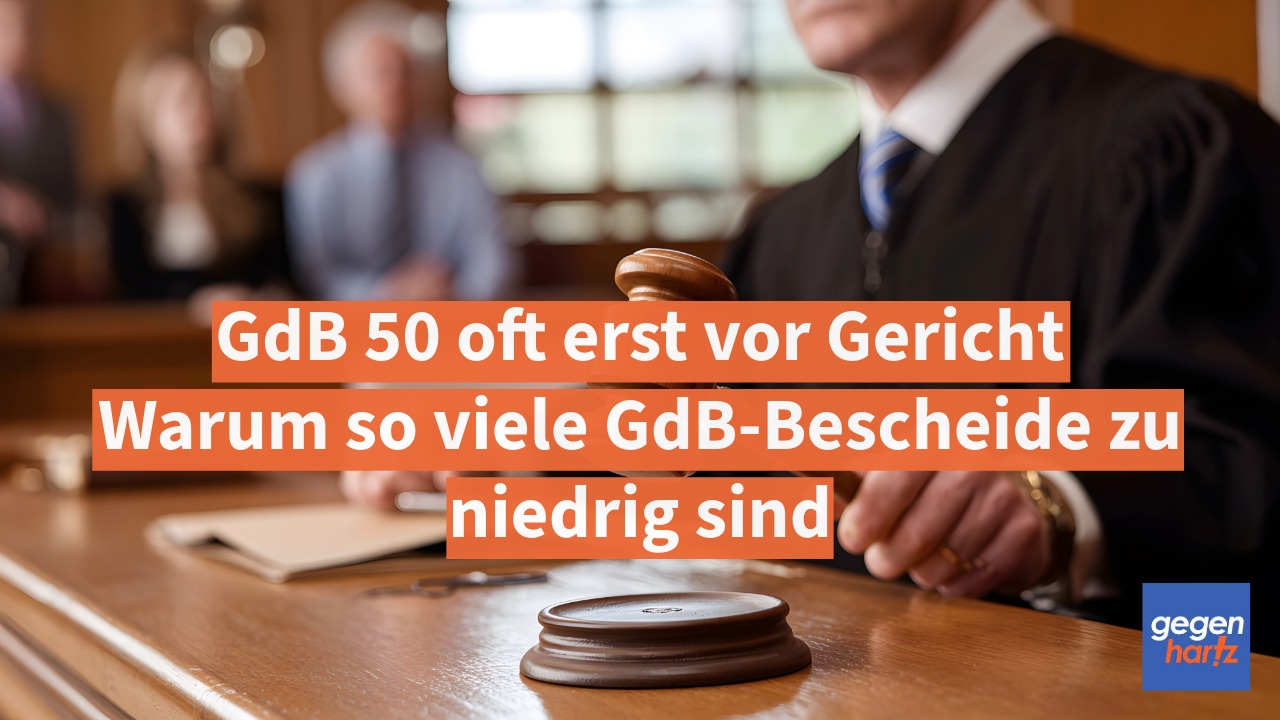 Schwerbehinderung: GdB 50 oft erst vor Gericht - Ämter rechnen ...