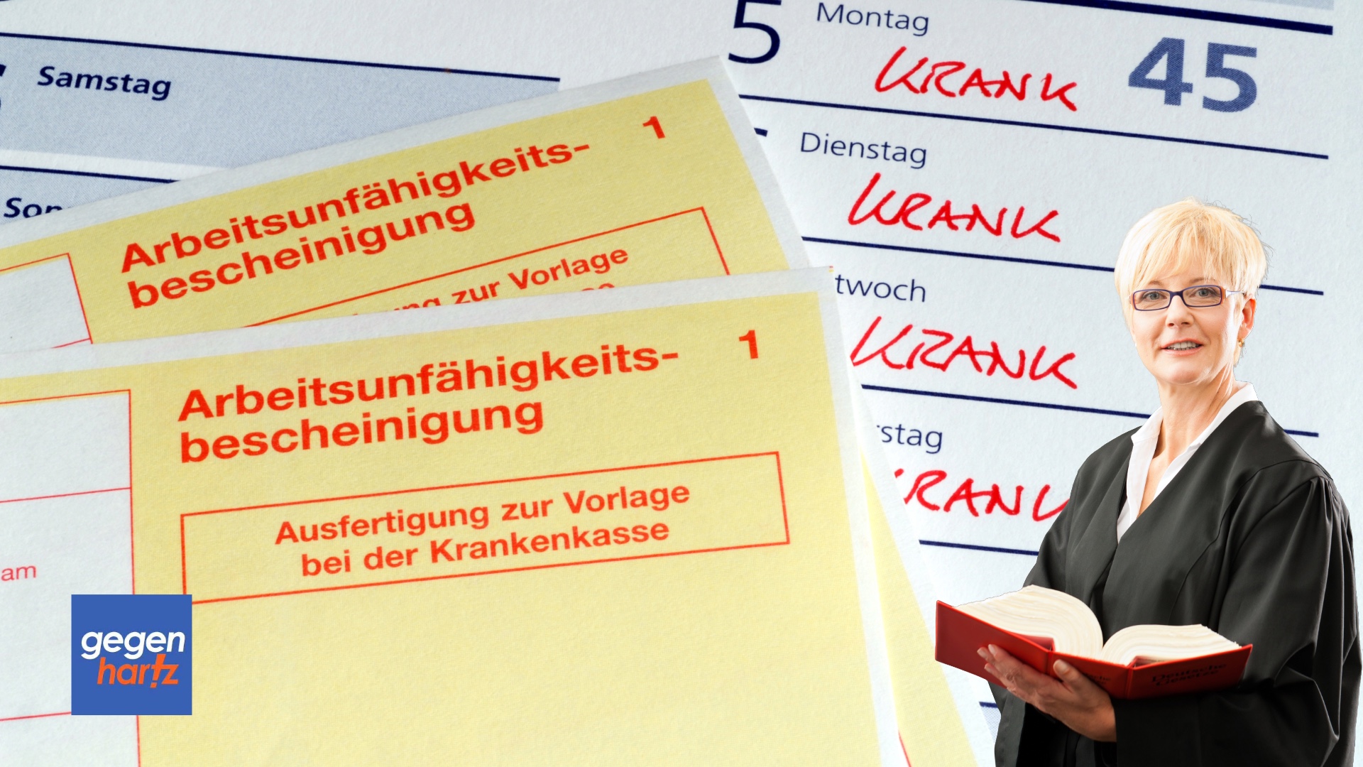 Arbeitgeber darf die Krankmeldung (AU) anzweifeln und deswegen kündigen ...