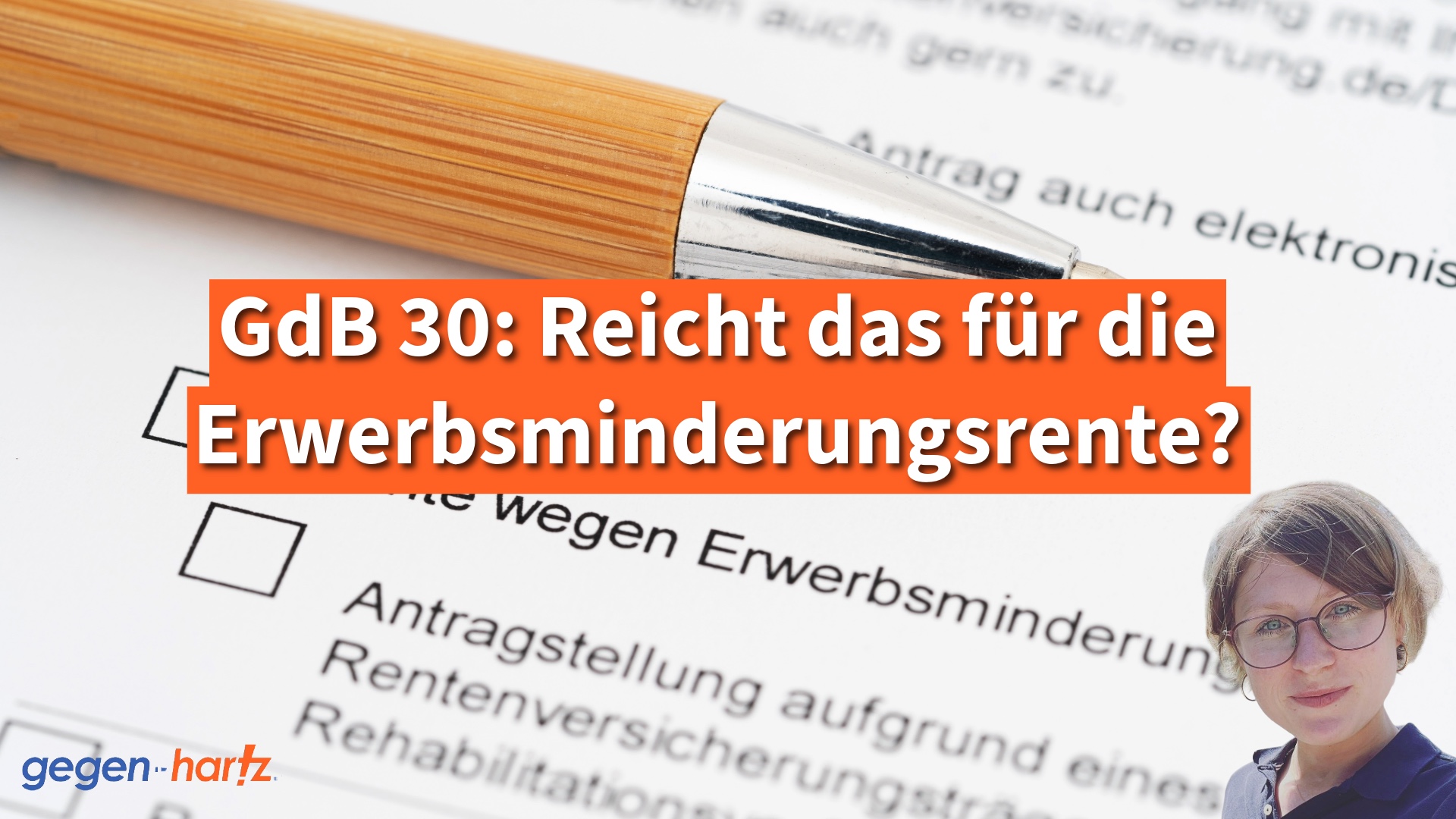 Erwerbsminderungsrente Gdb 30