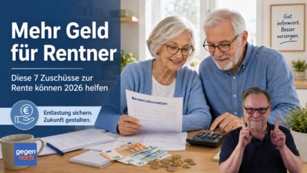 Mehr Geld für Rentner: Diese 7 Zuschüsse zur Rente können 2026 helfen