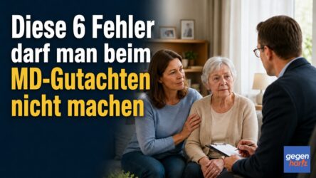 Pflegegeld: Diese 6 Fehler darf man beim MD-Gutachten nicht machen